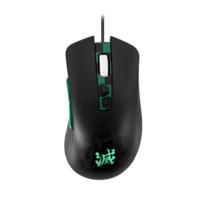 asus tuf gaming wired ergonomic gaming mouse 7,000 dpi optical sensor, 7 programmable tactile buttons, aurasync rgb lighting, lightweight build, durable switches, on-board memory, demon slayer,tanjiro