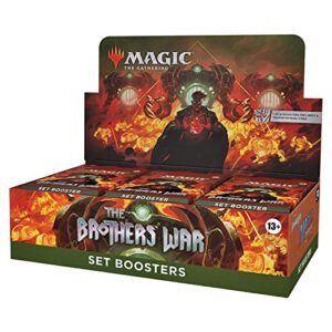 magic the gathering the brothersâ€™ war set booster box | 30 packs (360 magic cards)