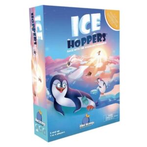 ice hoppers fun cooperative preschool board game – kids and family friendly educational penguin game by blue orange games - 1 to 4 players for ages 6+