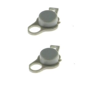 2pcs c-stick c key cap analog c joystick stick cap for nintendo new 3ds / new 3ds xl ll (gray)