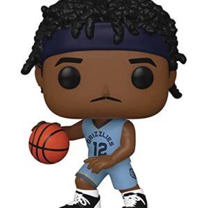 POP NBA: Grizzlies - Ja Morant (Alternate Uniform) Funko Vinyl Figure (Bundled with Compatible Box Protector Case), Multicolor, 3.75 inches