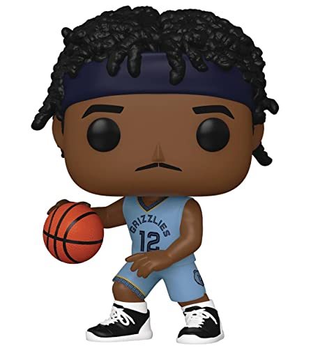 POP NBA: Grizzlies - Ja Morant (Alternate Uniform) Funko Vinyl Figure (Bundled with Compatible Box Protector Case), Multicolor, 3.75 inches