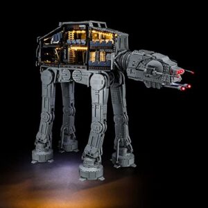 briksmax led lighting kit for lego-75313 at-at - compatible with lego star wars building blocks model- not include the lego set