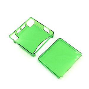 clear protective cover case shell housing for gameboy advance sp for gba sp game console crystal cover case (clear green)