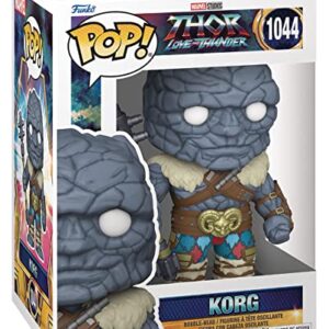 POP Thor: Love and Thunder - Korg Funko Vinyl Figure (Bundled with Compatible Box Protector Case), Multicolor, 3.75 inches