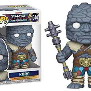 POP Thor: Love and Thunder - Korg Funko Vinyl Figure (Bundled with Compatible Box Protector Case), Multicolor, 3.75 inches