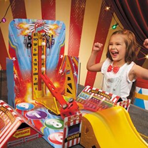 Little Tikes Crazy Fast Flip & Fly Carnival Playset with One Exclusive Pullback Toy Car Vehicle, Goes up to 50ft!