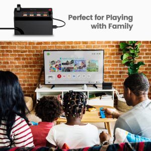 Park Sung Switch Game Switcher, Switch Game Card Reader, 8-in-1 Game Cards Holder, Quick Switching Adapters for Switch/Switch OLED (4 for Game+4 for Storage)