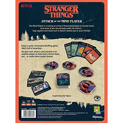 Repos Production: Stranger Things Attack of The Mind Flayer | Bluffing Strategy Game | Immersive Party Game for Adults and Kids | Ages 10+ | 4-10 Players | Average Playtime 20 Minutes