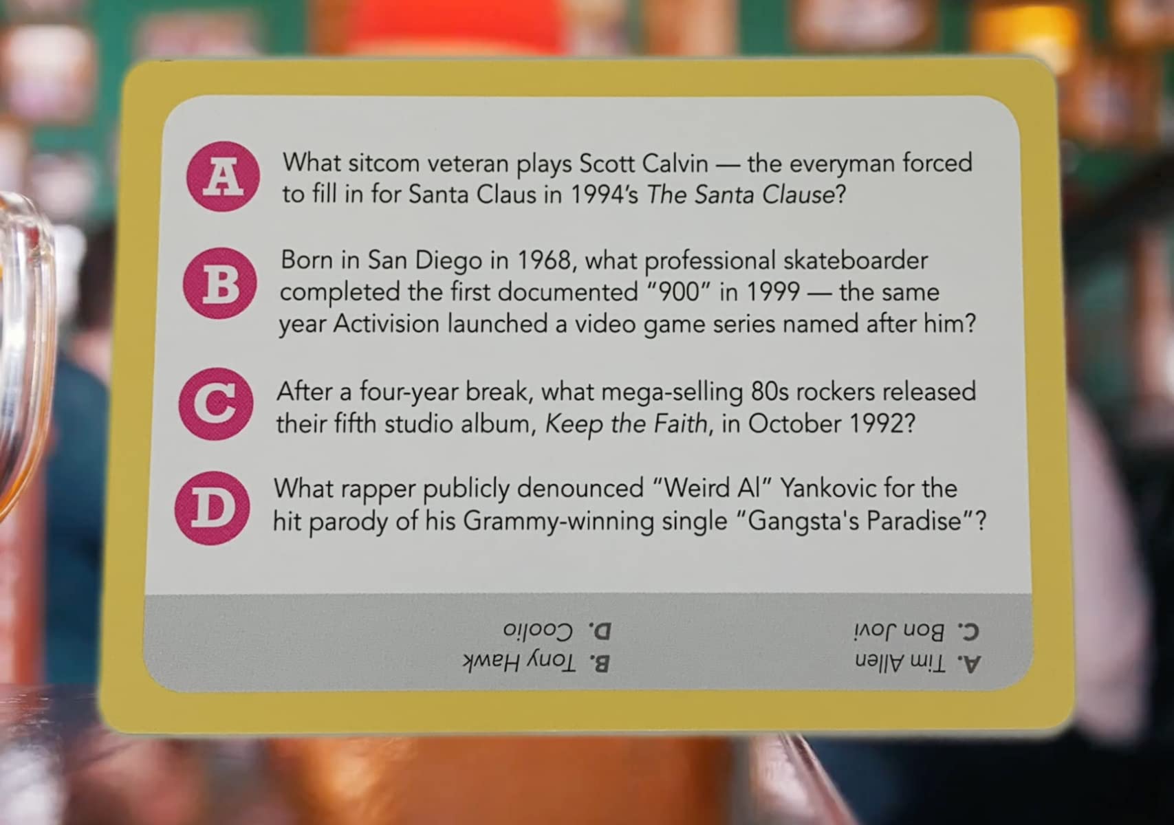 You Gotta Know 1990s - Trivia Game