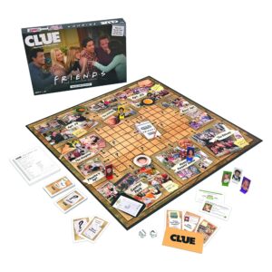 clue: friends | solve the mystery in this collectible clue game | featuring characters & locations from friends tv sitcom series | officially-licensed friends tv show game & merchandise