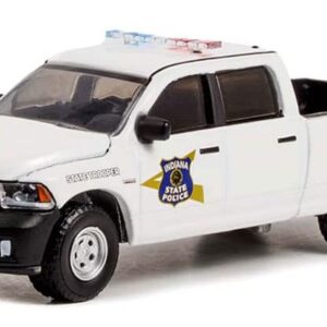 Greenlight 42990-C Hot Pursuit Series 41-2018 Ram 1500 - Indiana State Police State Trooper 1/64 Scale Diecast