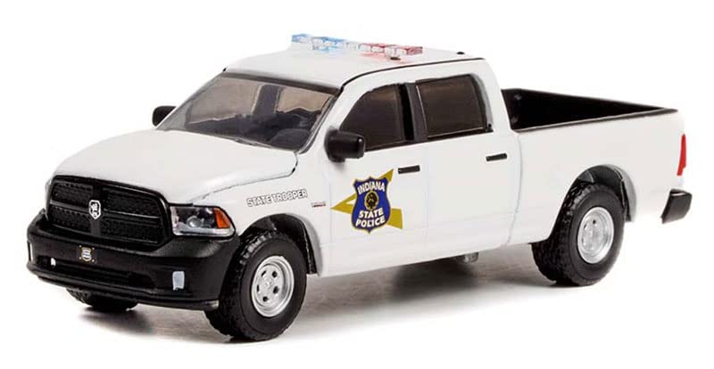 Greenlight 42990-C Hot Pursuit Series 41-2018 Ram 1500 - Indiana State Police State Trooper 1/64 Scale Diecast