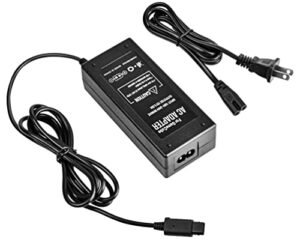 novems gamecube ac power supply adapter, gamecube power cord, compatible with nintendo gamecube ngc system (without av cable)