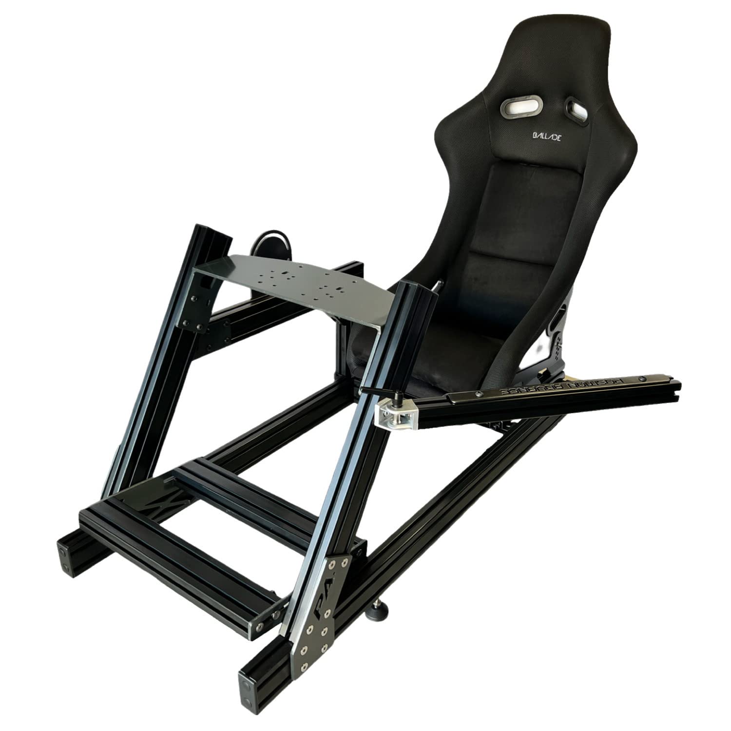 Position Advanced Complete Minimalist Nero Driving Simulator Rig Cockpit for Racing Video Games