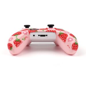 RALAN Controller Skin for Xbox One, Anti-Slip Silicone Controller Cover Protector Case Compatible for Xbox 1 Wireless/Wired Gamepad Joystick with 2 Cute Thumb Grips Caps.