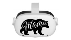 mama bear - oculus quest 2 - decals - black