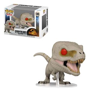 POP Jurassic World Dominion - Atrociraptor (Ghost) Funko Vinyl Figure (Bundled with Compatible Box Protector Case), Multicolor, 3.75 inches