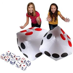 Charella #XVPVYZ 2Pc Inflatable Dice Festival Decorations Game of Dice Inflatable Giant