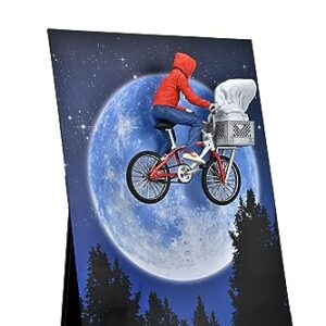 NECA - E.T. The Extra-Terrestrial 40th Anniversary 7″ Scale Action Figure – Elliott & E.T. on Bicycle