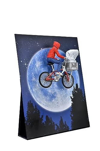 NECA - E.T. The Extra-Terrestrial 40th Anniversary 7″ Scale Action Figure – Elliott & E.T. on Bicycle