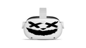 pumpkin dead - oculus quest 2 - decals - black