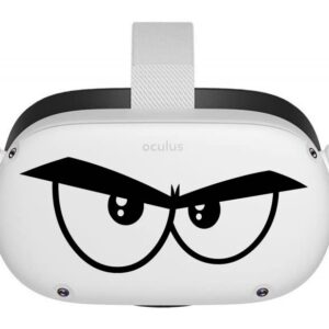 RuckUp Scowl Face - Oculus Quest 2 - Decals - Black