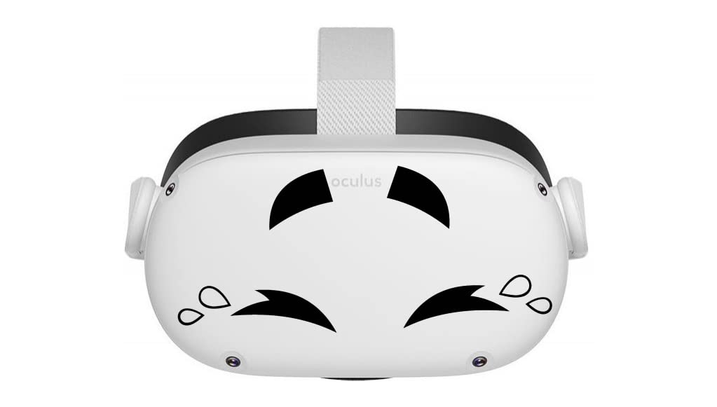 Glee Eyes - Oculus Quest 2 - Decals - Black