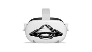 ufo - oculus quest 2 - decals - black