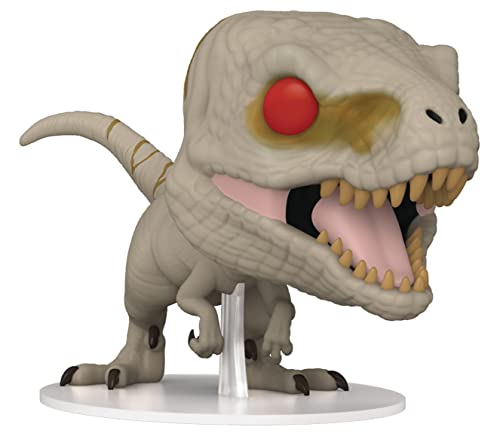 POP Jurassic World Dominion - Atrociraptor (Ghost) Funko Vinyl Figure (Bundled with Compatible Box Protector Case), Multicolor, 3.75 inches