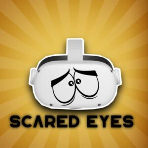 Scared Eyes - Oculus Quest 2 - Decals - Black