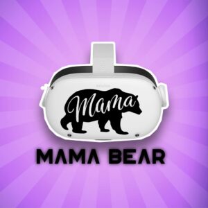 Mama Bear - Oculus Quest 2 - Decals - Black