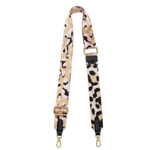 nuoku purse straps replacement crossbody straps for purses straps for handbags luggage straps, leopard print