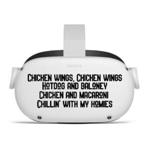 Chicken Wing Song Oculus Stickers - Oculus Quest 2 - Stickers - Black - VR Gaming