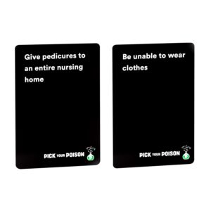 Pick Your Poison After Dark + Expansion Set Party Game - The “What Would You Rather Do?” Adult Card Game for College Students, Fun Parties & Board Games Night with your Group