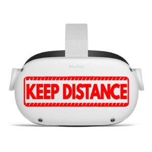 Keep Distance - Oculus Quest 2 - Decals - Red