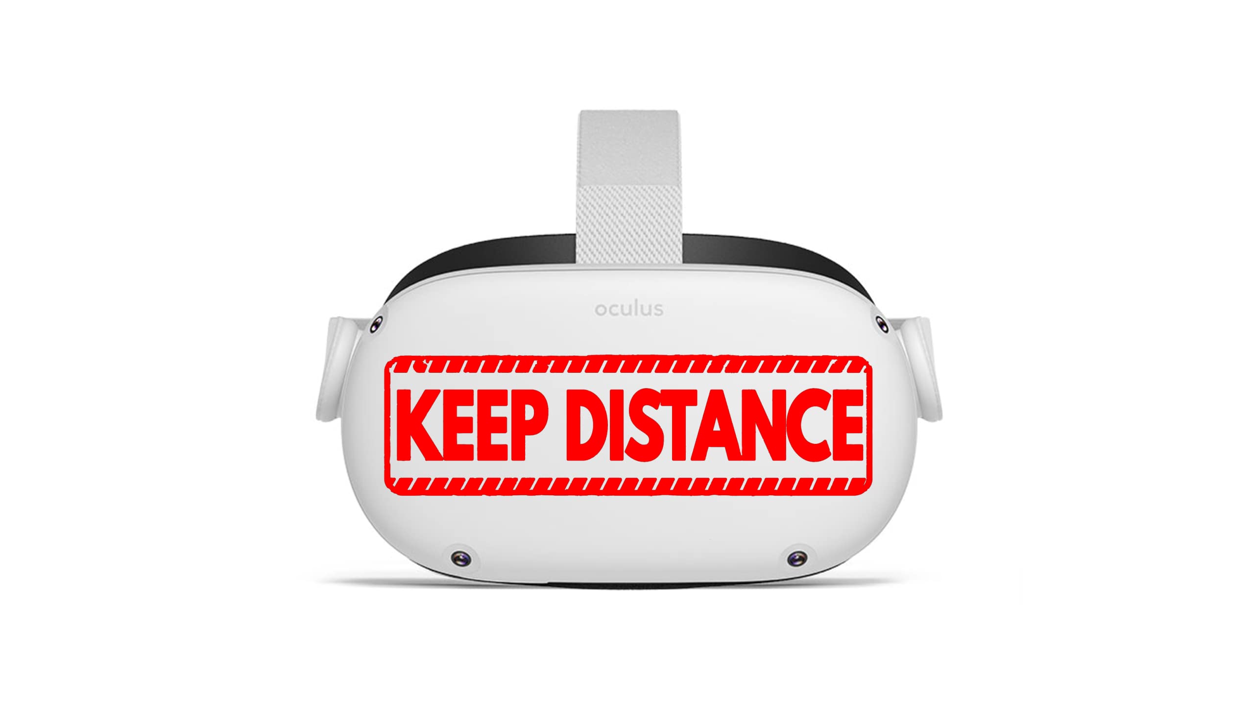 Keep Distance - Oculus Quest 2 - Decals - Red