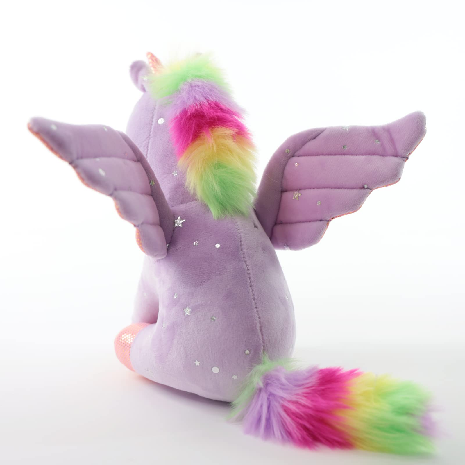 Sew Butiful 8 inch Unicorn Stuffed Animals, Cute Unicorn Gift Toys for Girls,Unicorns Birthday Gifts Soft Plush Toys Set for Baby, Toddler, Girls, Kids,Decor (Purple)