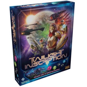 twilight inscription board game | sci-fi strategy | twilight imperium adventure for adults and teens | ages 14+ | 1-8 players | average playtime 90-120 minutes | made by fantasy flight games