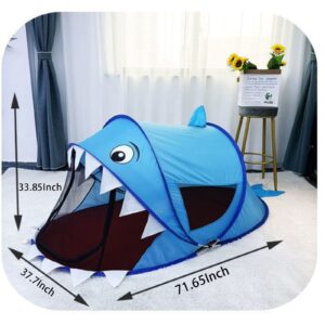 Little Bado Shark Kids Tent Indoor and Outdoor Playing Imaginative Games Toy Gifts for Boys Girls Toddlers 3 4 5 6 7 8 Years Old