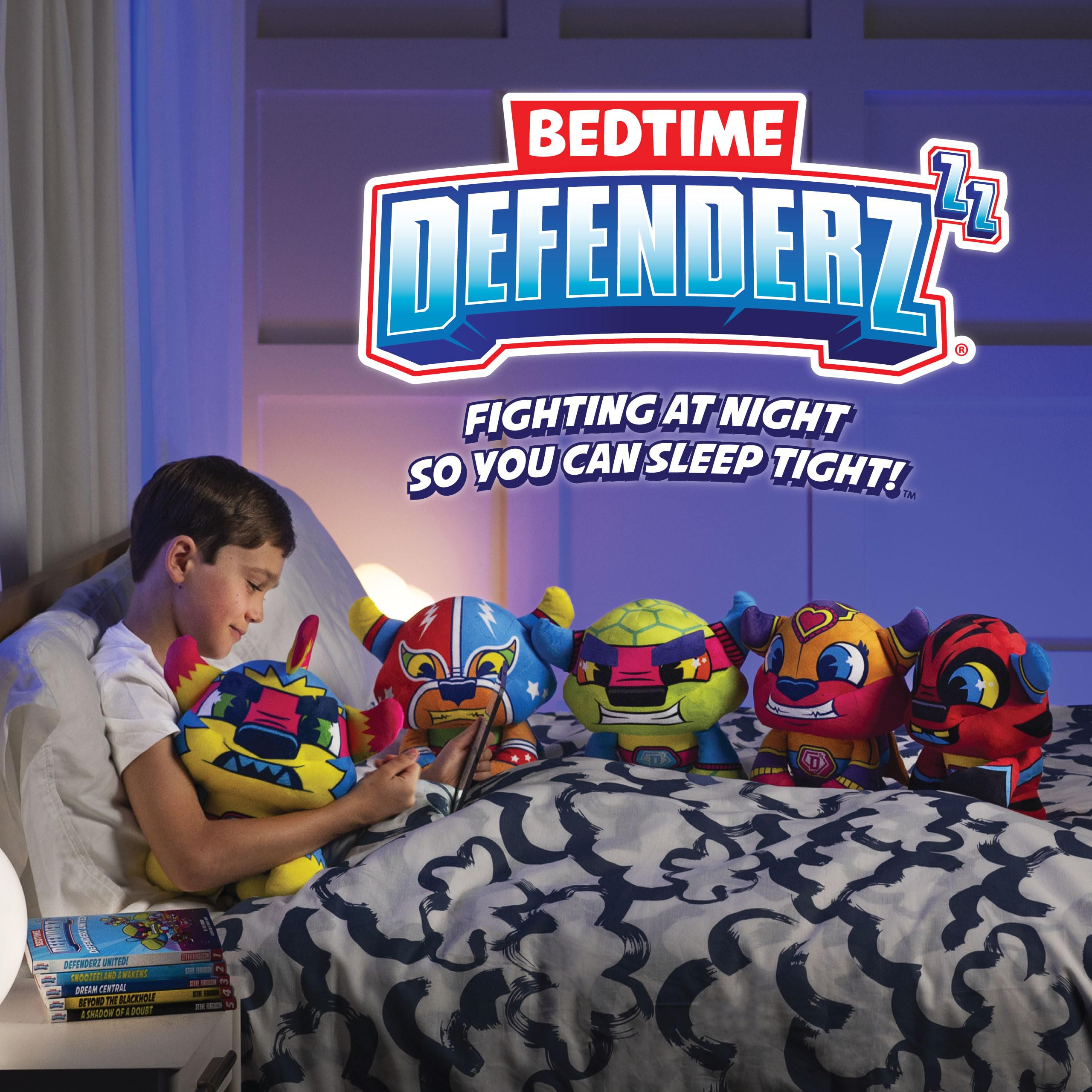 Bedtime Defenderz - Stuffed Toy Protects Kids, Makes Bedtime Routine Easier for Parents - Magnus (by Scentco)