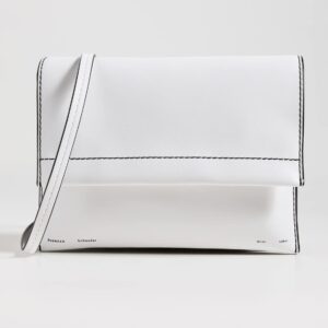 Proenza Schouler White Label Women's Accordion Flap Bag, Optic White, One Size