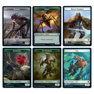 Magic: The Gathering Starter Commander Deck - Token Triumph (Green-White) | Ready-to-Play Deck for Beginners and Fans | Ages 13+ | Collectible Card Games