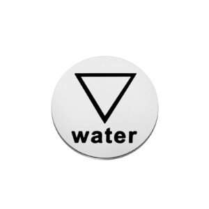 cenwa alchemical token four element symbols token fire earth water air symbol triangle symbol token (water token)