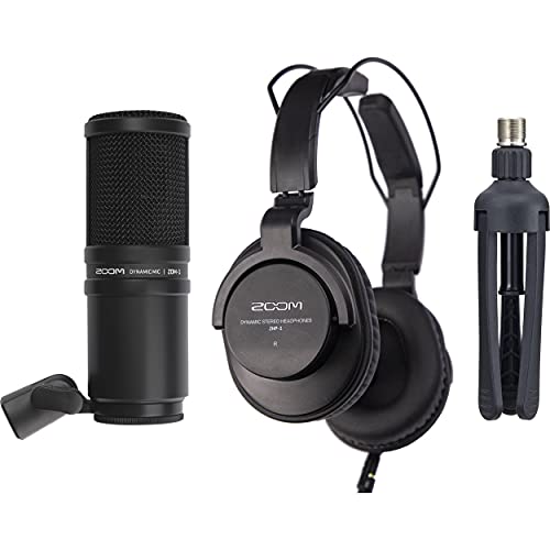 Rode RODECaster Pro II Audio Production Studio Bundle with 4x Zoom ZDM-1 Podcast Mic Packs, 32GB microSD Card and StreamEye Polishing Cloth