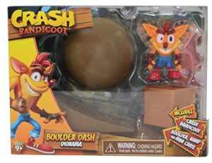 crash bandicoot 2.5” boulder dash diorama