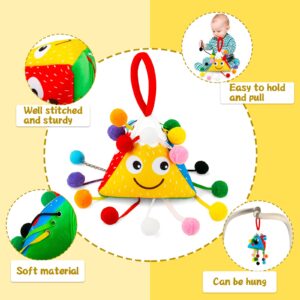 Sensory Toys for Toddlers 1-3 Fine Motor Skills,Developmental Montessori Toys for Babies Activity,Upgraded Pull String Interactive Toys for Boys Girls Birthday Travel Gift,Baby Infant Toys 6-12 Months