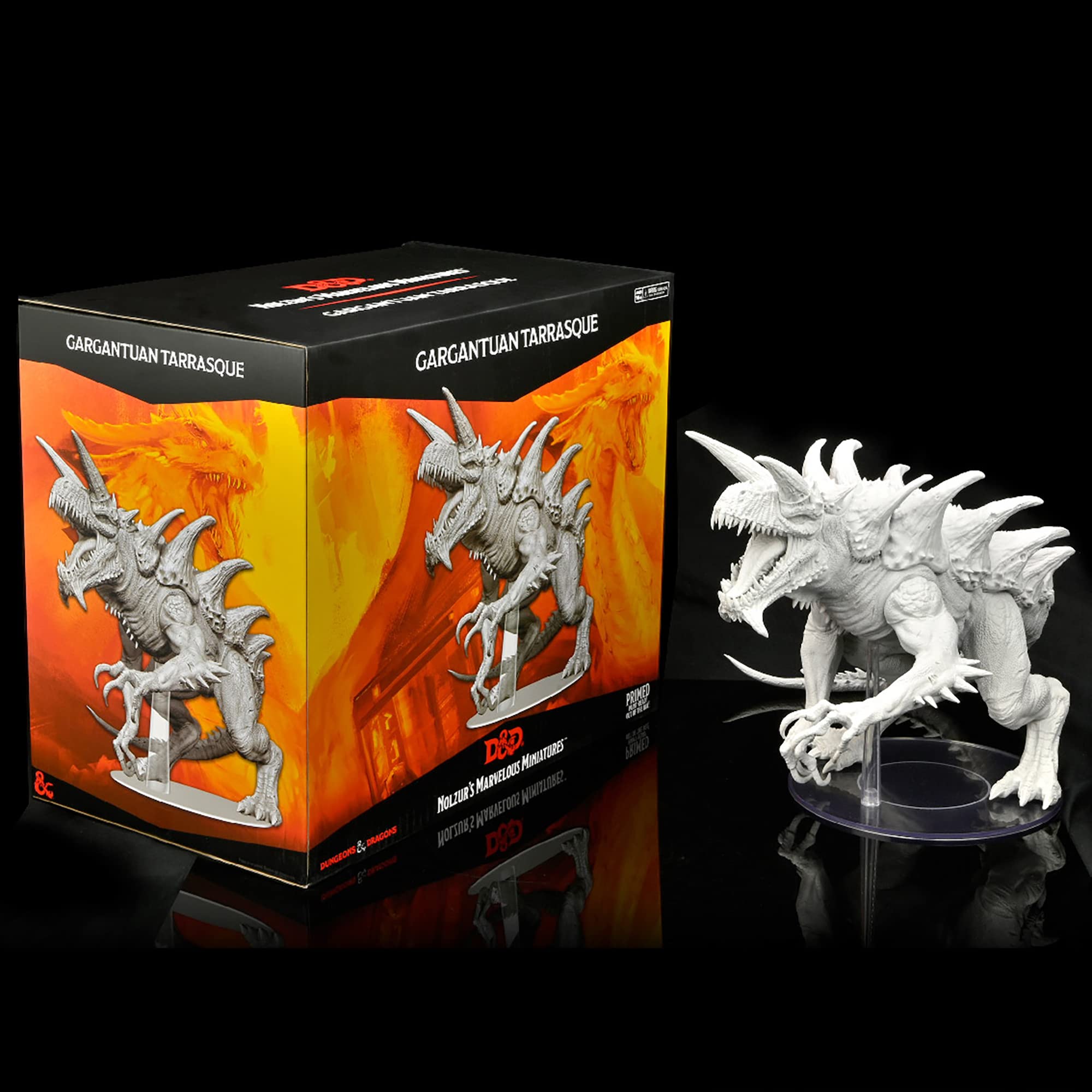 Dungeons & Dragons D&D Nolzur's Marvelous Miniatures: Gargantuan Tarrasque - Unpainted Figure, RPG, Display Or Use with Your Tabletop Roleplaying Games