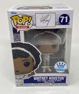 funko pop! icons whitney houston sb national anthem #71 shop exclusive protector