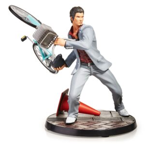 numskull sega yakuza like a dragon kazuma kiryu figure 11" 28cm collectible replica statue - official yakuza merchandise - exclusive limited edition